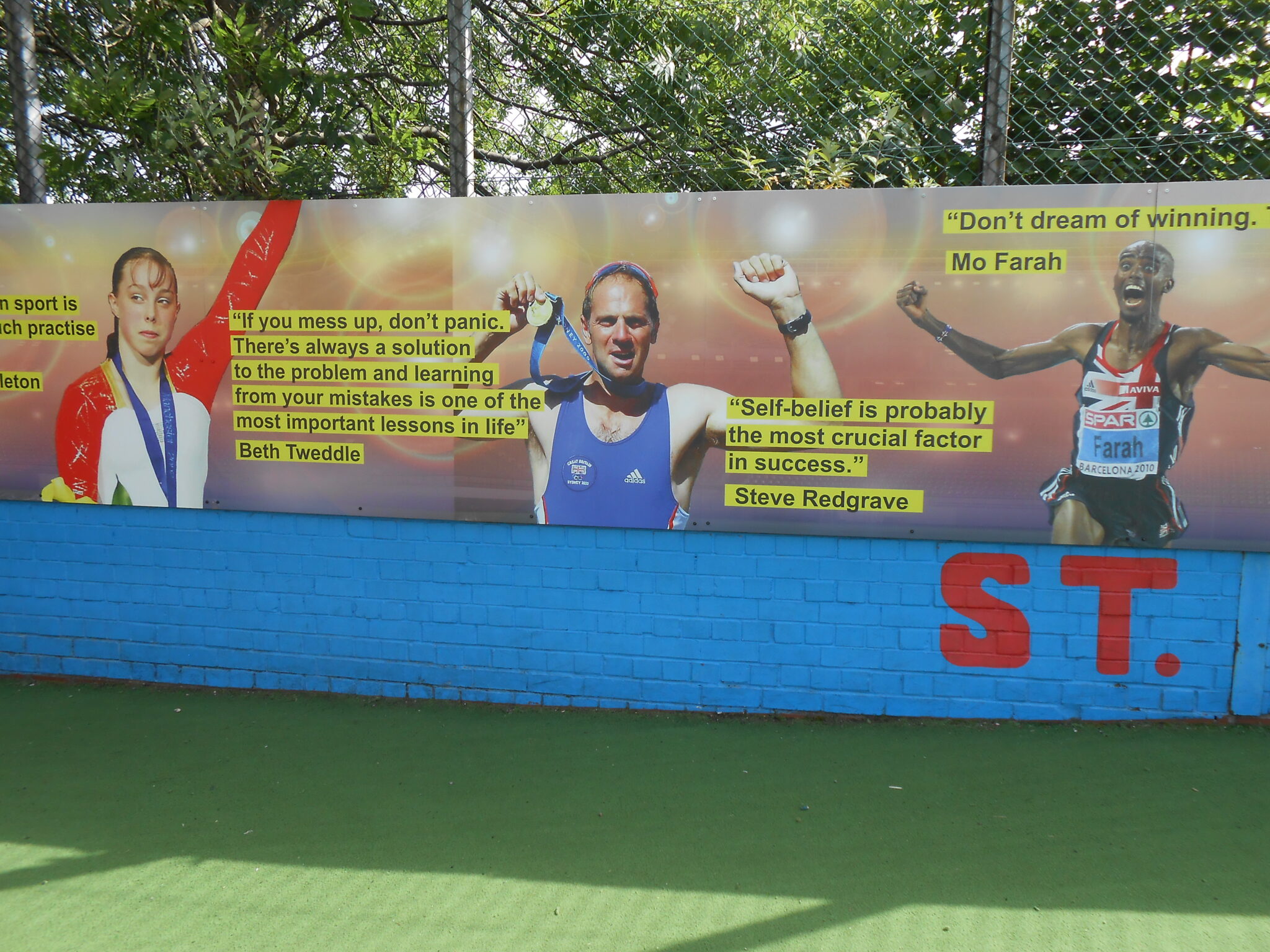 Sports Panels – St Anne's Primary School, Denton
